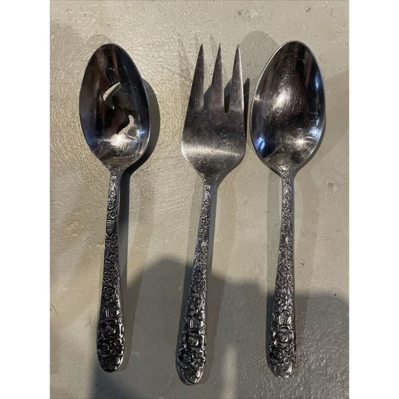 Kitchen | Vintage Supreme Cutlery Stainless Flatware Serving Spoon And ...